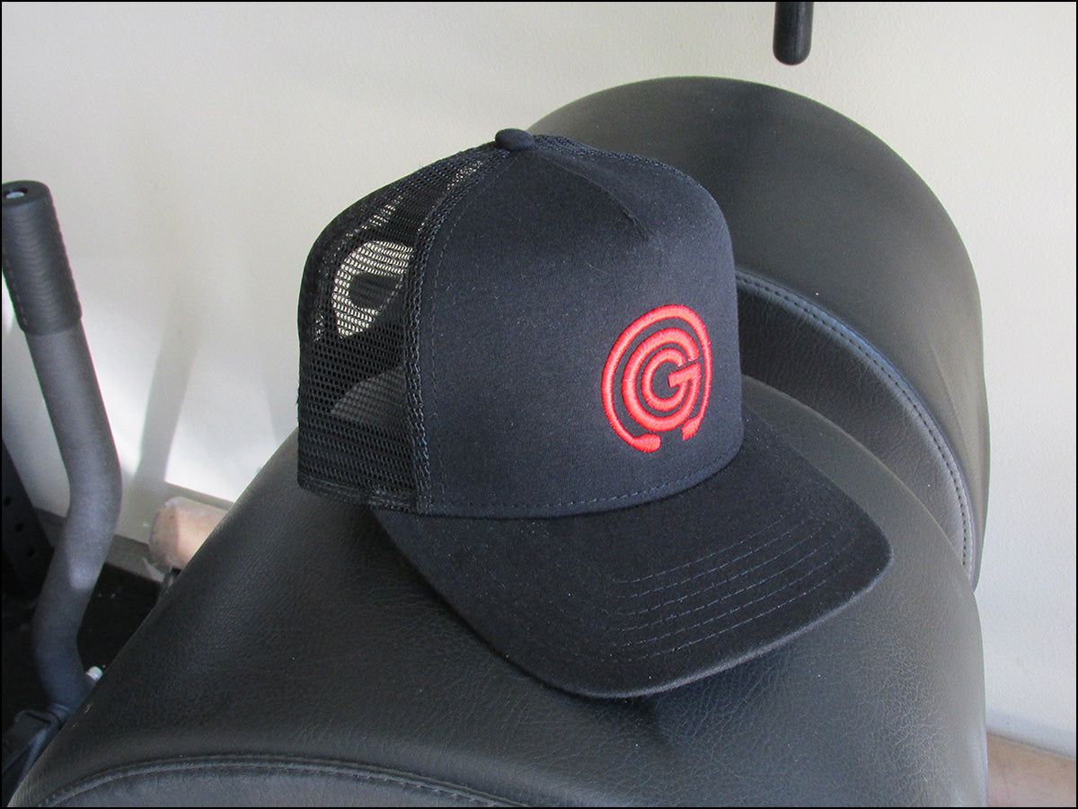 Garage Gyms End Cap Trucker Hat - Black – Garage Gyms LLC